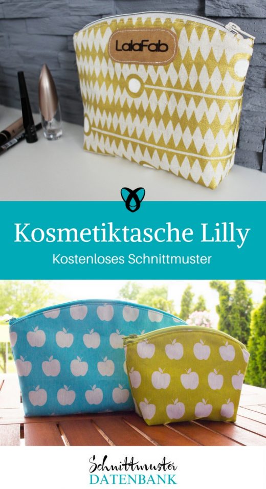 Schnittmuster Kosmetiktasche Mit Reiverschluss Kostenlos