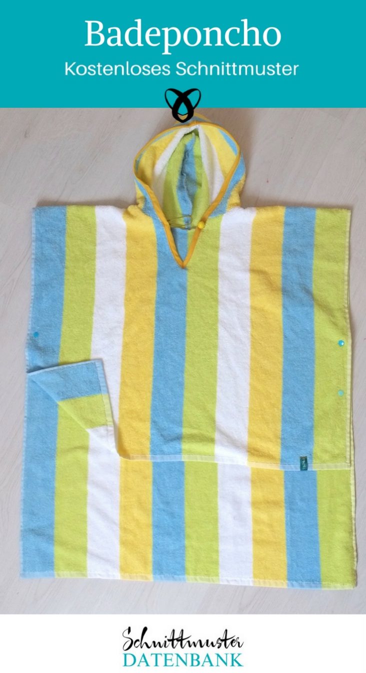 Badeponcho Nahen Schnittmuster Kostenlos
