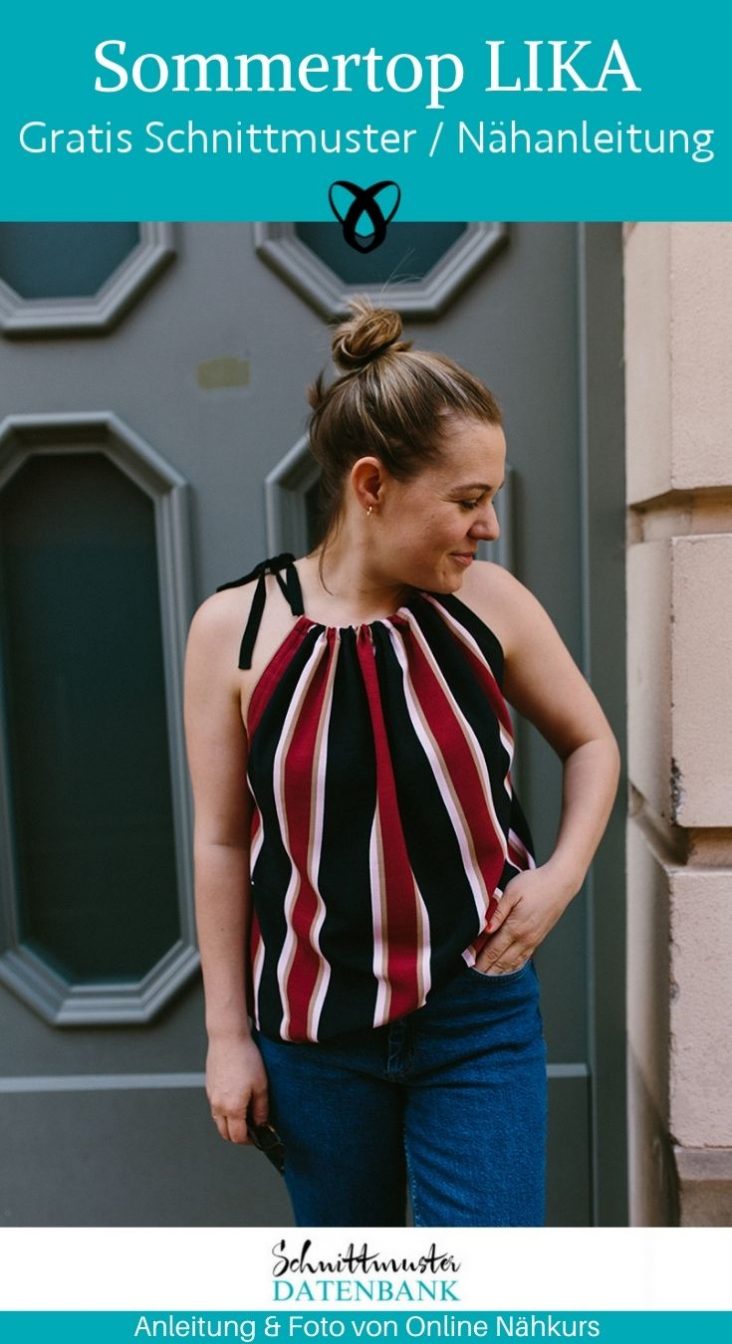 Tops, Shirts, Blusen - 33 kostenlose Schnittmuster für Damenoberteile ...