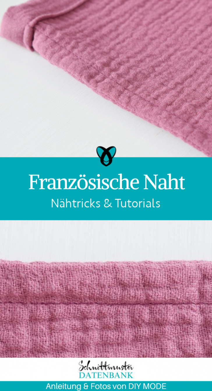 Französische Naht nähen - Kostenlose Schnittmuster Datenbank