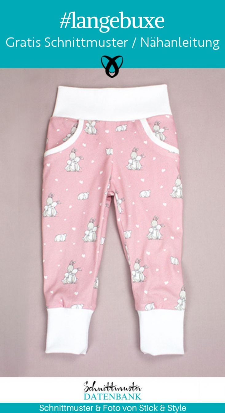 Kinderhose #langebuxe - Kostenlose Schnittmuster Datenbank