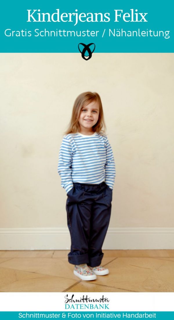 Kinderjeans Felix - Kostenlose Schnittmuster Datenbank