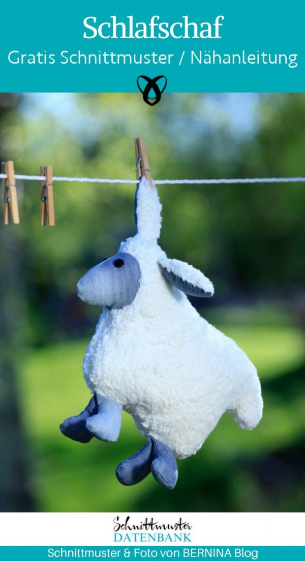 Kuscheltier Schlafschaf - Kostenlose Schnittmuster Datenbank