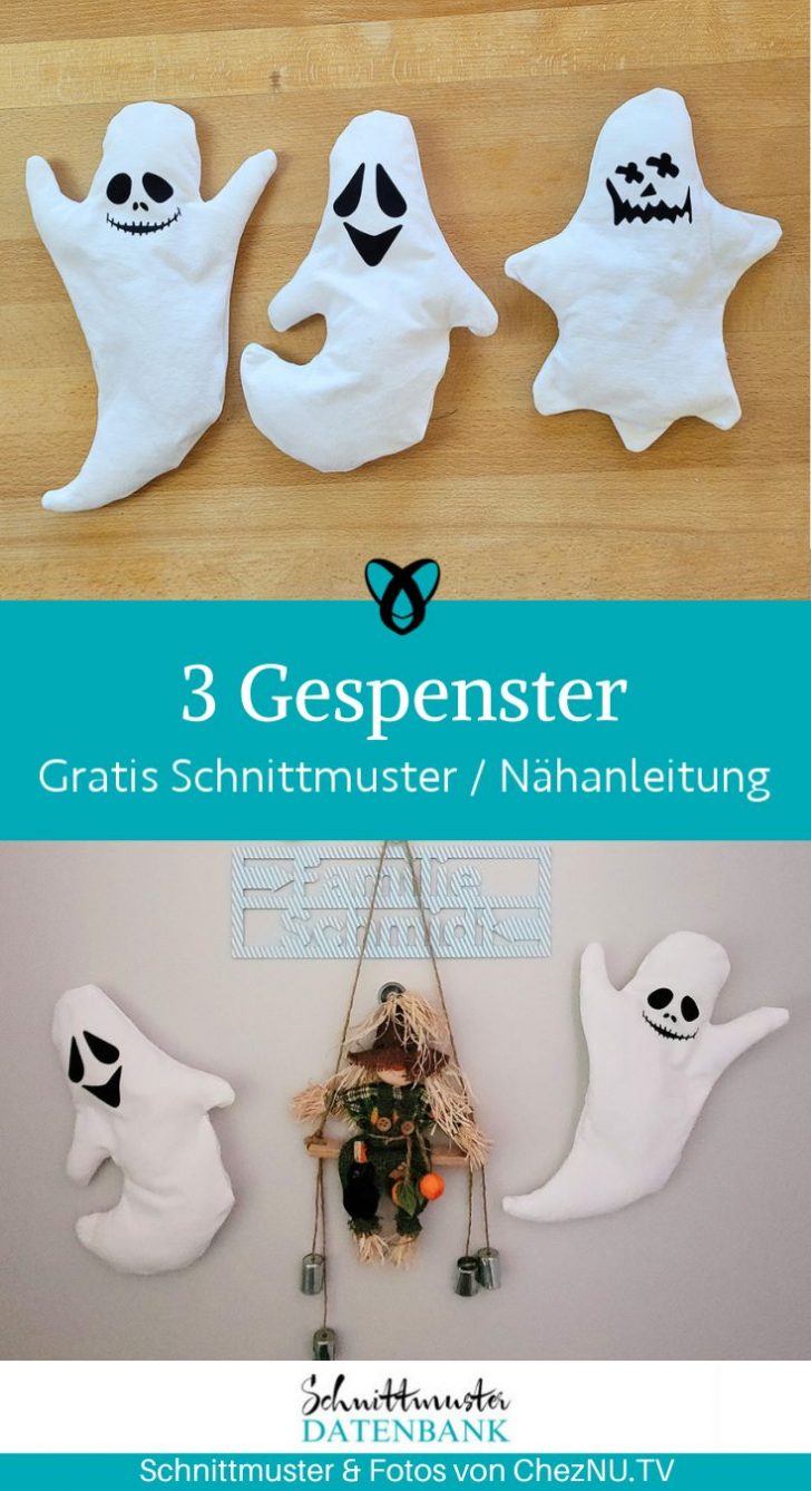 DIY Gespenster - Kostenlose Schnittmuster Datenbank
