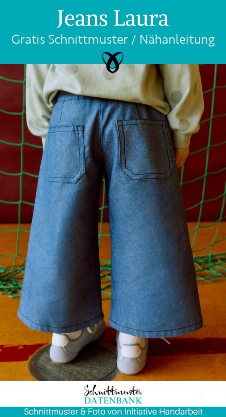 Jeans Laura nähen - Kostenlose Schnittmuster Datenbank